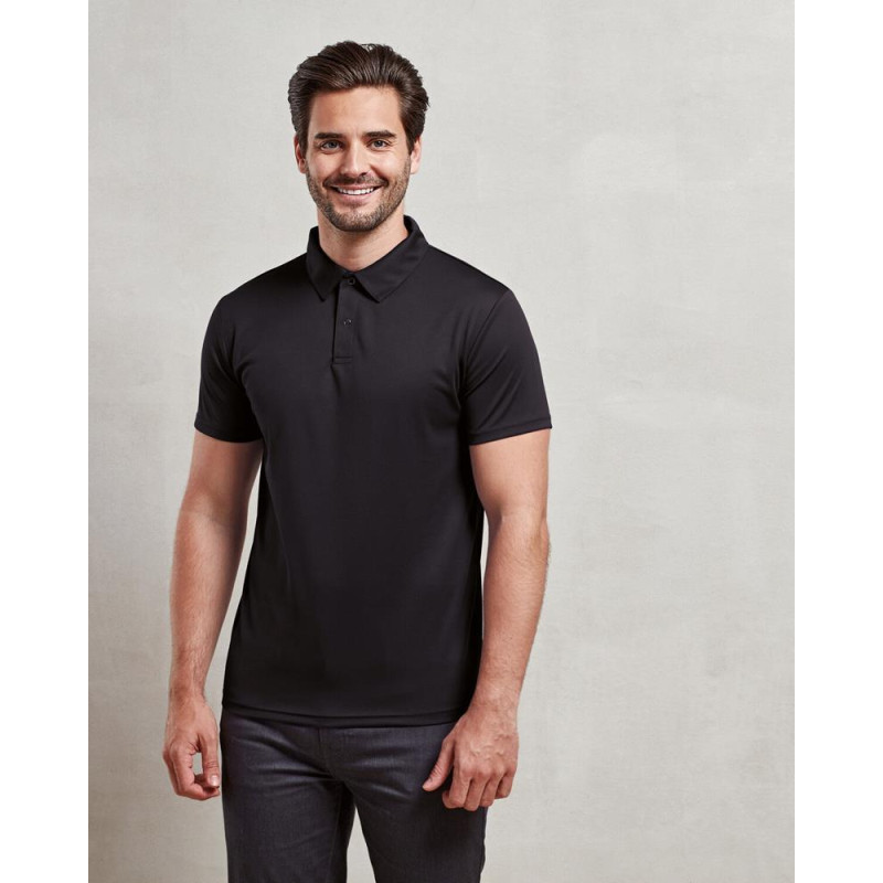 Caramba - PR612 Premier Coolchecker Stud Polo