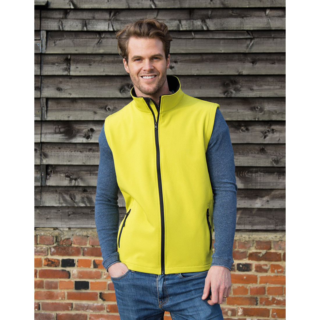 Caramba - Result Core Printable Soft Shell Bodywarmer